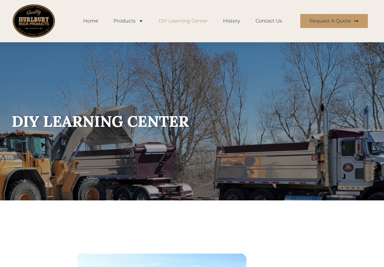 DIY Learning Center | Alberta Materials | Hurlburt Rock Products